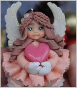 Polymer clay angels ideas | 55 photo DIY