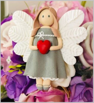 Polymer clay angels ideas | 55 photo DIY