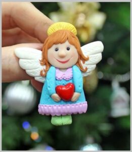 Polymer clay angels ideas | 55 photo DIY