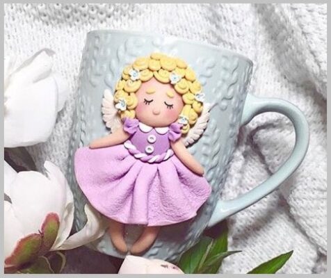 Polymer clay angels ideas | 55 photo DIY
