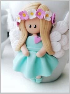 Polymer clay angels ideas | 55 photo DIY