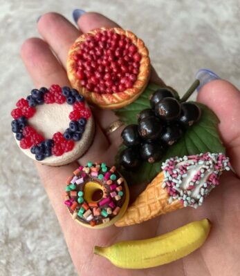 100+ Polymer clay desserts ideas - Polymer clay crafts