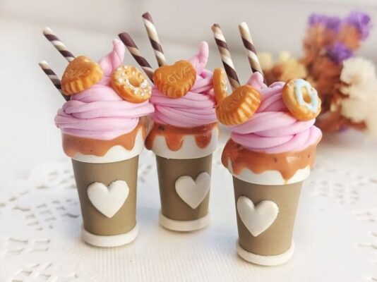 100+ Polymer clay desserts ideas - Polymer clay crafts