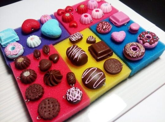 100+ Polymer clay desserts ideas - Polymer clay crafts